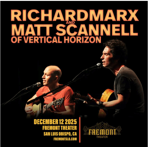 Richard Marx and Matt Scannel of Vertical Horizon | Visit SLO